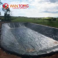 China Waterproof HDPE Geomembrane Dam Pond Liner 0.5mm-2mm Thickness Standard GB/ASTM GRI-GM13 for sale