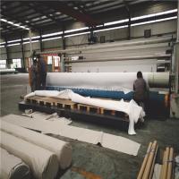 China Contemporary Design Black Polyester Staple Fiber Needle Punched Nonwoven Geotextile 400gsm for sale