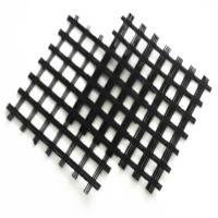 China Onsite Inspection Bitumen Coated Fiberglass Biaxial Geogrid for Road Pavement Yellow for sale