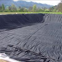 China 1mm 1.2mm 1.5mm HDPE Geomembrane for Dam or Artificial Lake Black Green Blue White for sale