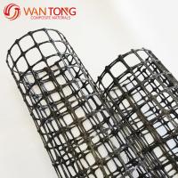 China Black High Strength UV Resistance Biaxial Polypropylene Geogrids for Roads or Lands for sale