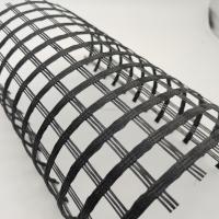 China PVC Coated Geogrid for Soil Reinforcement and Chinese Design Style Road Construction for sale