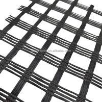 China PVC Coated Geogrid for Soil Reinforcement and Chinese Design Style Road Construction for sale
