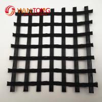 China Polyester Coating Geogrid for Durable Roadbed Reinforcement in Mining Operations for sale