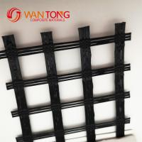 China Polyester Coating Geogrid for Durable Roadbed Reinforcement in Mining Operations for sale