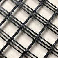 China 50kn/m-50kn/m Glass Fiber Geogrid /Basalt Reinforcing Biaxial Geogrid for Garage Shed for sale