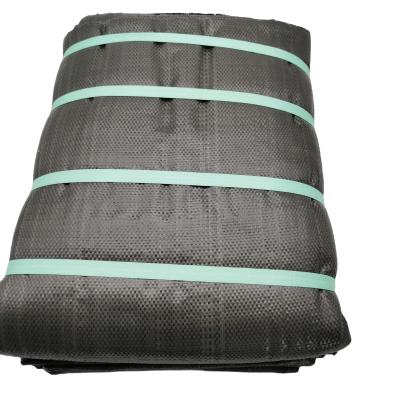 China 3.81*15.24m High Tensile Strength PP/PE Woven Geotextile for Soil Foundation Improvement for sale