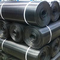 China Geogrids CE/ISO9001 Certified 50Kn/m Slope Protection Soild Cell PP HDPE Plastic Uniaxial Geogrid for sale