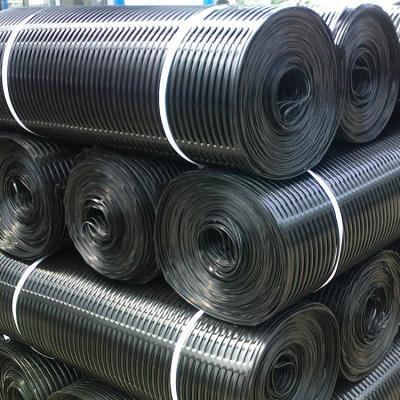 China Geogrids CE/ISO9001 Certified 50Kn/m Slope Protection Soild Cell PP HDPE Plastic Uniaxial Geogrid for sale