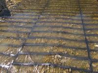 China 1m Roll Width Asian Design PE Uniaxial Fence Mesh Geogrid for Road Driveway Reinforcement for sale