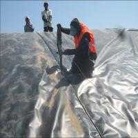 China 2m-8m Width Agricultural HDPE Geomembrane Fish Farm Pond Liner for High Flexibility for sale