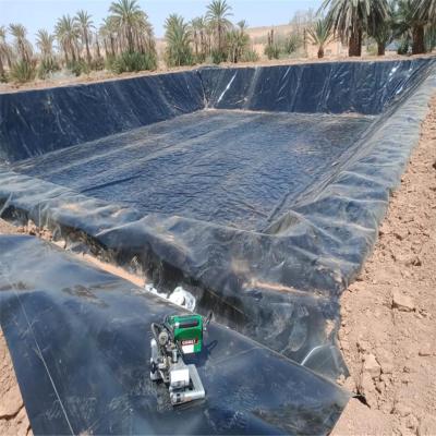 China Smooth 1.5mm HDPE Geomembrane for Reservoir and Swimming Pools Raw Material HDPE LLDPE for sale
