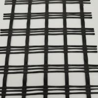 China Chinese Design Style Road Basement Reinforcement Polyester PET Geogrid/ PVC Coated for sale