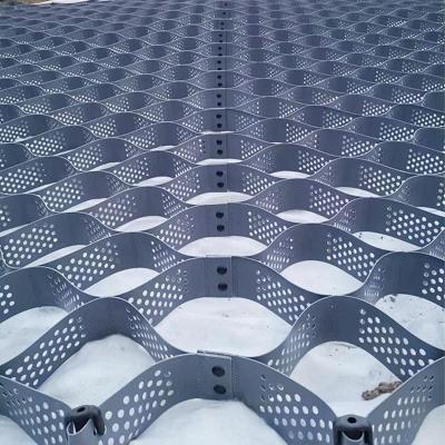 China 1.1mm-1.7mm Thickness HDPE Geocell for Embankment Retaining Wall Gravel Stabilization for sale
