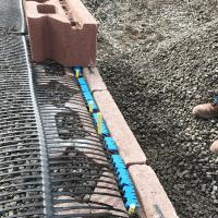China High Strength 40kn/M HDPE Uniaxial Plastic Geogrid for 50m Roll Length and 1m Width for sale