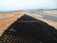 China Traditional Design Soil Reinforcement Geogrid HDPE Material Geocell Gravel for Walkway for sale