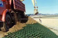 China Traditional Design Soil Reinforcement Geogrid HDPE Material Geocell Gravel for Walkway for sale