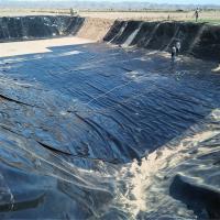 China GB/ASTM GRI-GM13 Standard Black HDPE Geomembrane for Dam Construction for sale
