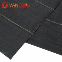 China High Tensile Strength 5oz Black PP Woven Fabric Geotextile for Road Construction for sale
