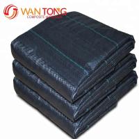 China High Tensile Strength 5oz Black PP Woven Fabric Geotextile for Road Construction for sale