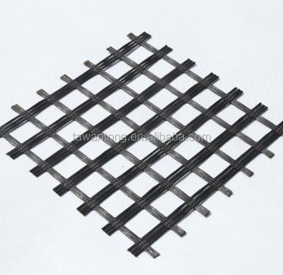 China ISO Standard Fiberglass Fiber Mesh Geogrid for Road Reinforcement 50-200m Durable for sale