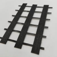China Onsite Training Service Strengthen Roads and Bridges with Polyester PET Geogrid 80-80 for sale