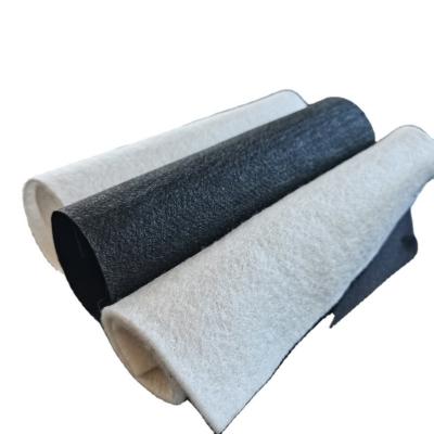China Black Short Fiber Pet Needle Punched Nonwoven Geotextile for Filtration Reinforcement for sale