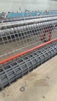 China 1-6m Width High Tensile Strength Biaxial Welding Steel Plastic Composite Geogrid Made for sale