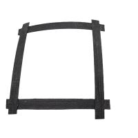 China High Tensile Strength Road Building PE Steel Wire Biaxial Geogrid with CE Certificate for sale