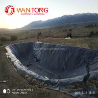 China Customized Width Black Waterproof HDPE Geomembrane Liner 1mm for Fish Farming Tank for sale