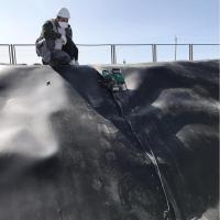 China 1mm HDPE Waterproofing Geomembrane Pond Liner for Agricultural Irrigation Dam Project for sale
