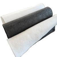 China Polyester Staple Fiber Nonwoven Fabric Geotextile for Road Construction Pool Liner Pad for sale