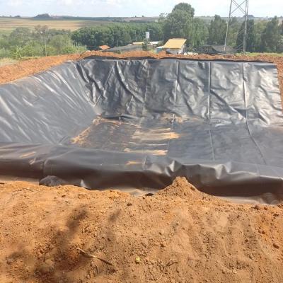 China GB/ASTM GRI-GM13 Standard 1.0mm Thickness HDPE Geomembrane for Fish Pond Landfill for sale