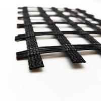 China Chinese Style 50/50kn Fiberglass Geogrid Bitumen Coated for Asphalt Overlay Reinforcement for sale