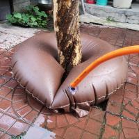 China Slow Release Tree Watering Bag 15 Gallon PVC Bag with Upgrade Trigger Cover Army Green for sale