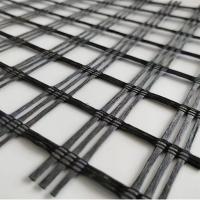 China Chinese Style 50/50kn Fiberglass Geogrid Bitumen Coated for Asphalt Overlay Reinforcement for sale
