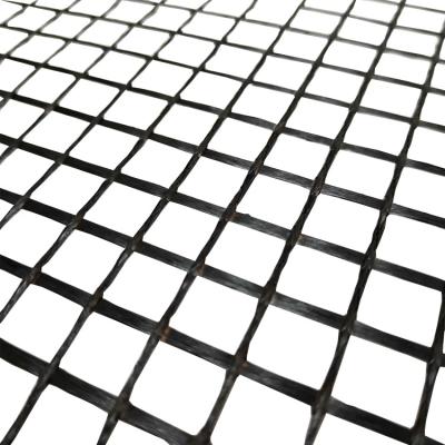China Fiberglass Geogrid for Chinese Design Style Asphalt Reinforcement Onsite Installation for sale