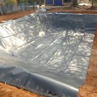 China Kenya Dam Fish Pond Project 500 Micron HDPE Geomembrane with GB/ASTM GRI-GM13 Standard for sale