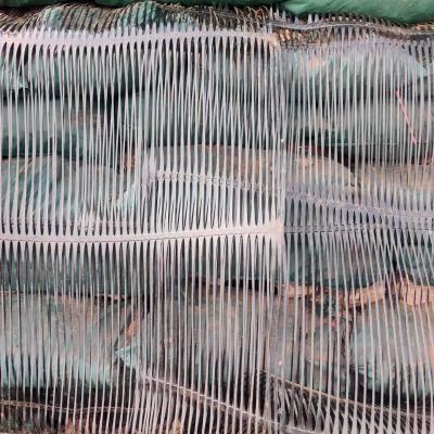 China 1m Width High Strength PP/HDPE Uniaxial Plastic Geogrid for Retaining Wall 110kn/M for sale