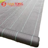 China PP Woven Geotextile Weed Control Barrier Landscape Fabric for Ground Cover Width 1-6m for sale