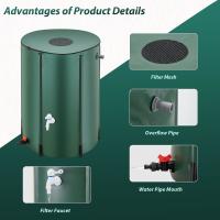 China 380L PVC Tarpaulin Collapsible Portable Water Storage Tank for Farm Garden Agriculture for sale