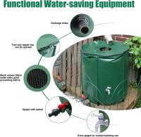 China Collapsible Rain Barrel for Portable Rainwater Collection in Outdoor Water Storage for sale