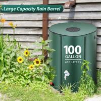 China Rain Barrel 100 Gallon Eco-friendly Choice for Collecting Rain and Water in Garden for sale