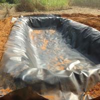 China 2m-8m Width 1.5mm HDPE Geomembrane for Mining in The Philippines 100% Virgin Material for sale