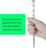 China 10inch Common Nail Galvanized Metal Spiral Nails for Artificial Grass Landscape Stake for sale