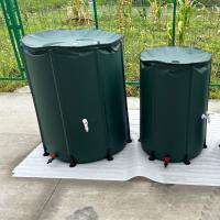 China Garden Collapsible Water Tank 100 Gallon Capacity Eco-friendly and Rain Barrel Spigot for sale