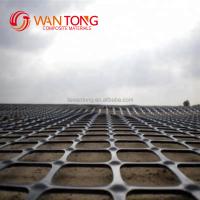 China CE/ISO9001 Certified Composite Geogrid PP Biaxial Geogrid for Road Construction Filtration for sale