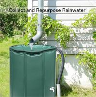 China Extra Stable Rainwater Collector 100 Gal Portable Water Storage for Garden Irrigation for sale