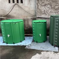 China Extra Stable Rainwater Collector 100 Gal Portable Water Storage for Garden Irrigation for sale