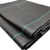 China Agricultural Ground Cover Mat 100GSM PP Woven Weed Mat for Barrier Weed Control for sale